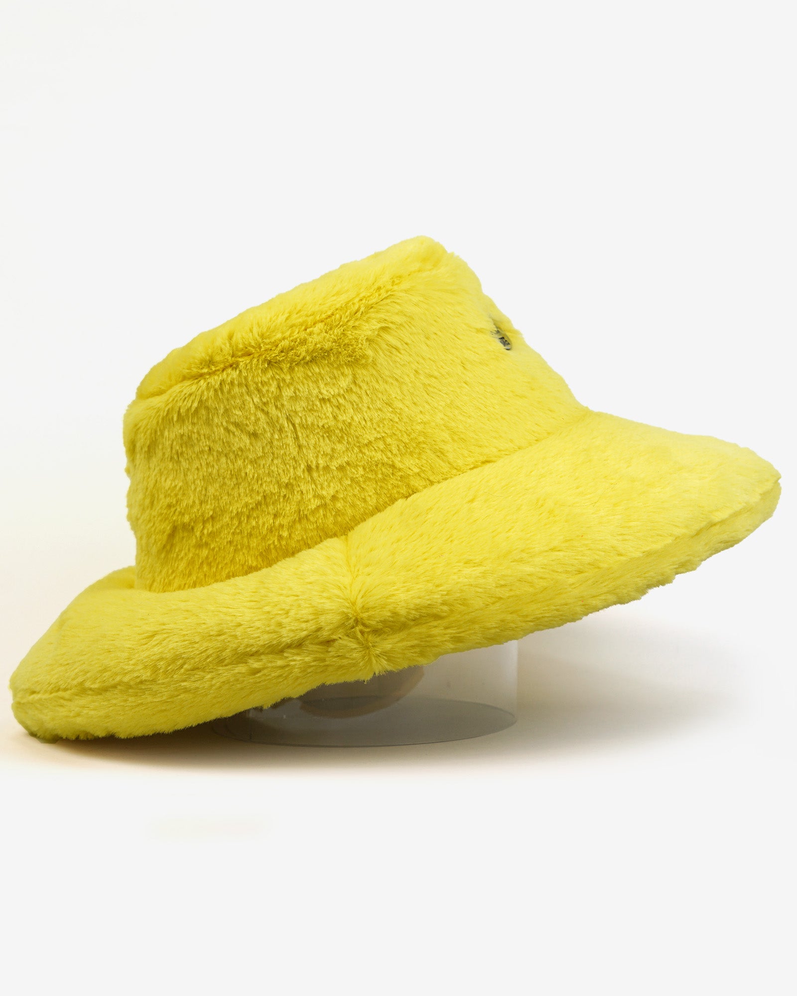 "YELLOW" big hat *faux fur – KLOSHAR BAGS