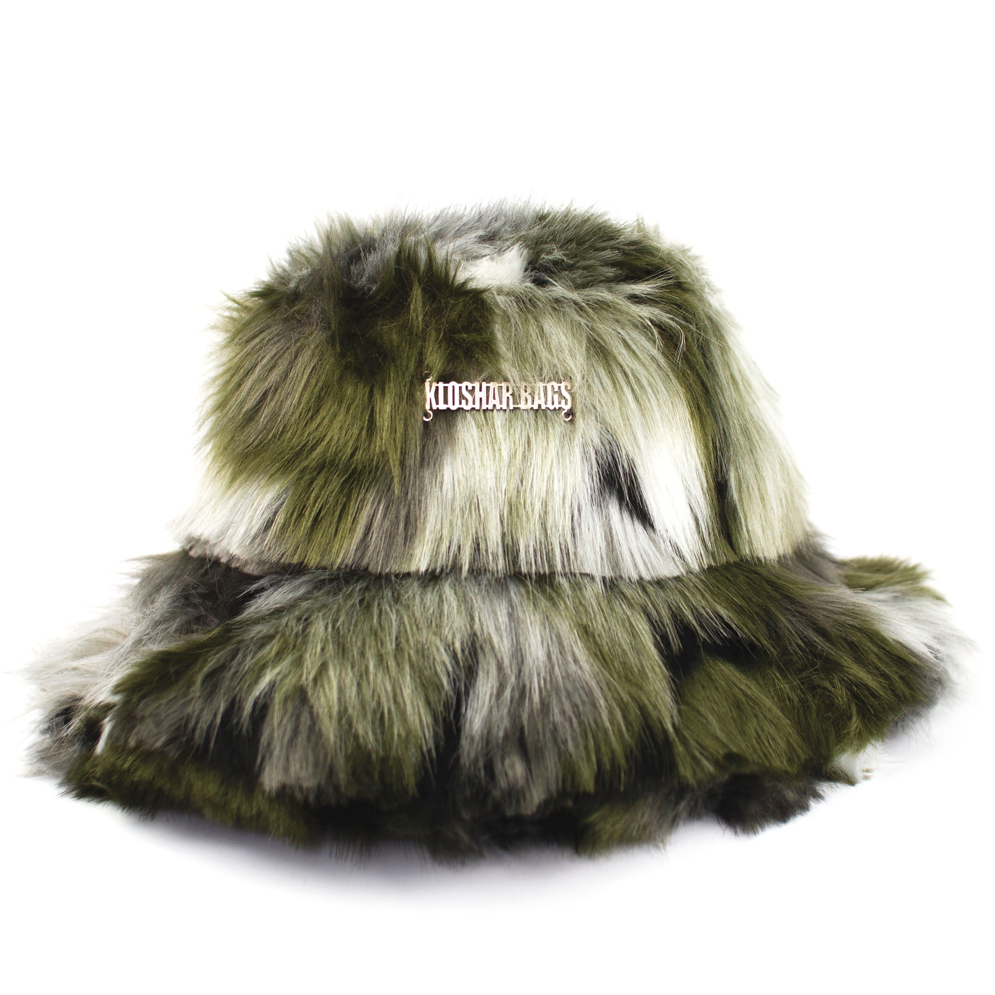 "GREEN MIX" large bucket hat – KLOSHAR BAGS